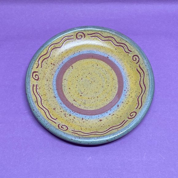 Vintage | Dining | Pottery Plate Studio Art Ceramics Retro Catchall ...